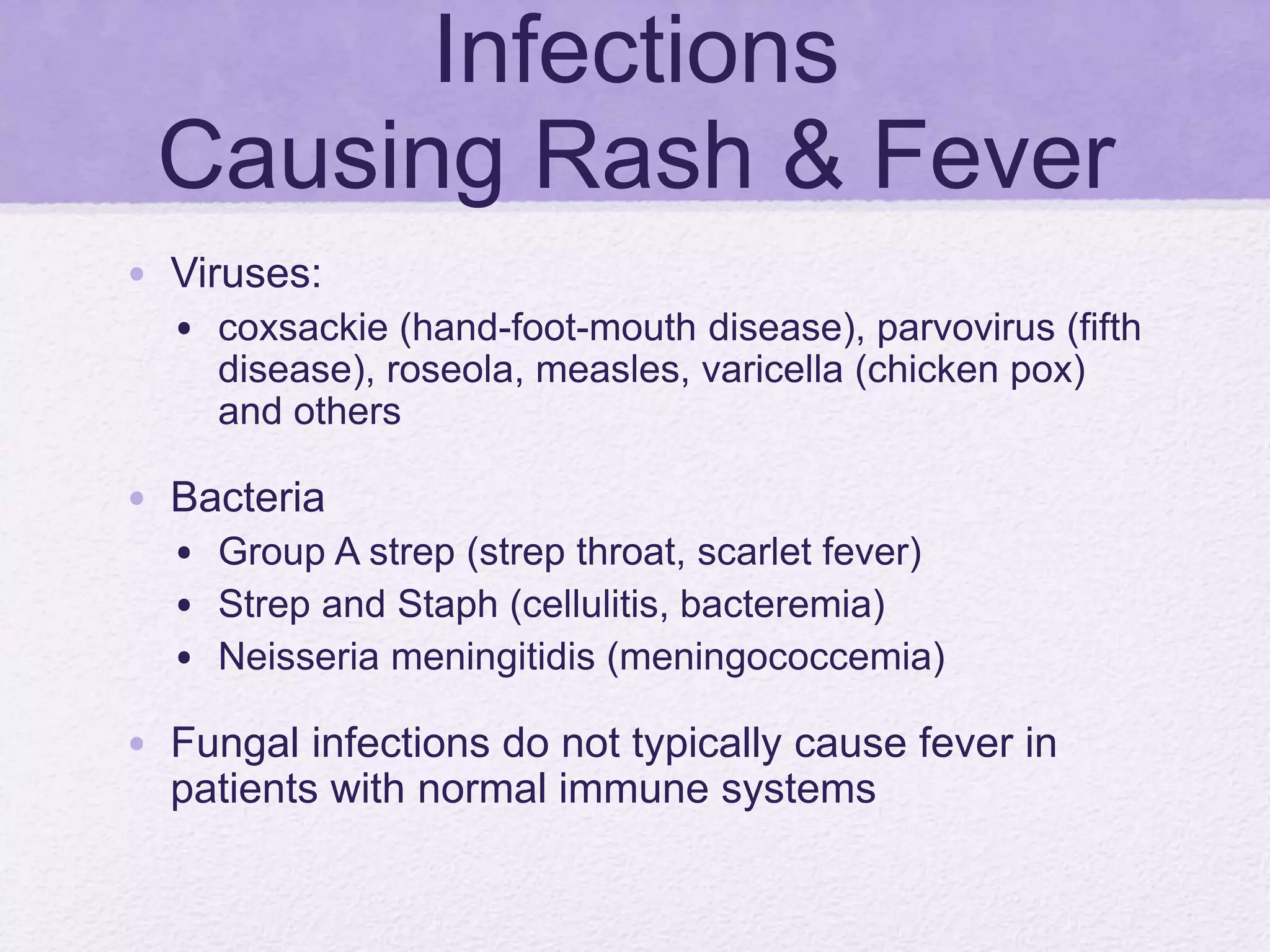 Demystifying Fever & Rash in Children | PPTX