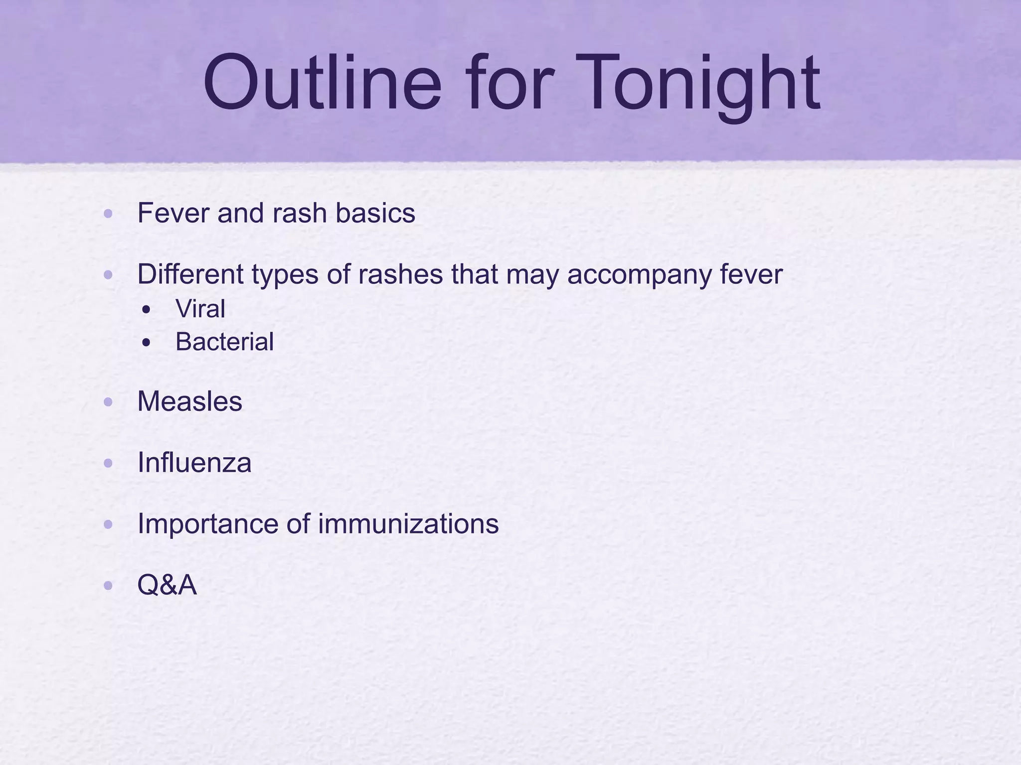 Demystifying Fever & Rash in Children | PPTX