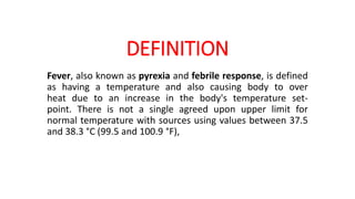 Fevers | PPTX