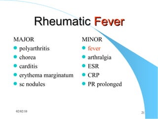 Fevers And Rheum Disease | PPT