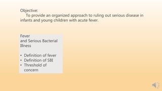Evaluating Pediatric Fever Pptx