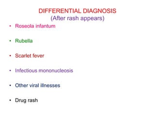 Papular Rash Differential