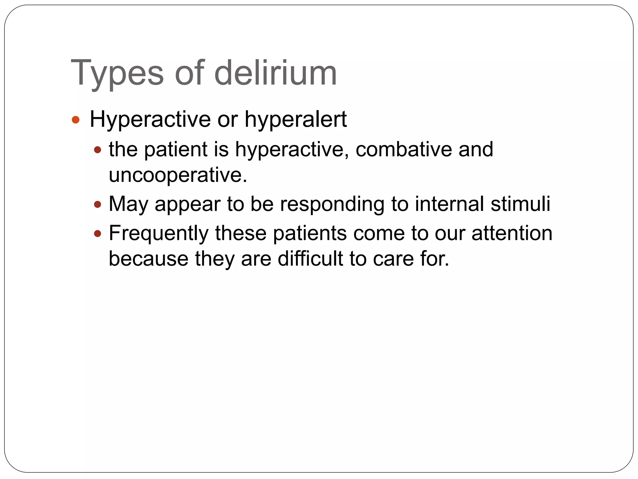 Fever with delirium apicon | PPT