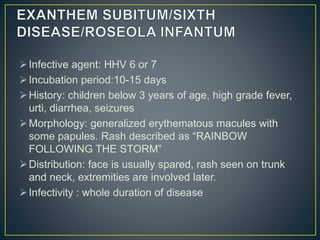 Fever with rash in dermatology. | PPTX