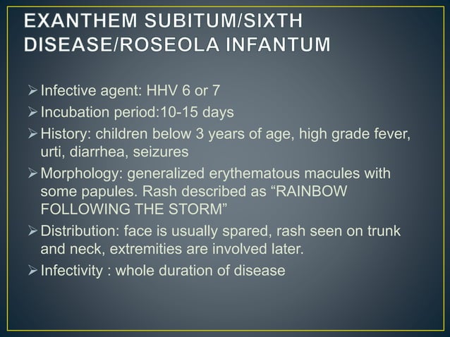 Fever with rash in dermatology. | PPTX | Infectious Diseases | Diseases ...