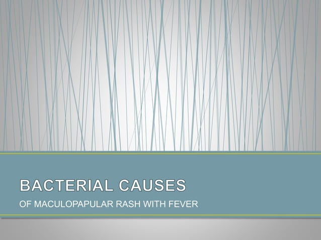 Fever with rash in dermatology. | PPTX | Infectious Diseases | Diseases ...