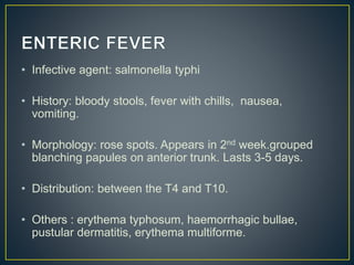 Fever with rash in dermatology. | PPTX