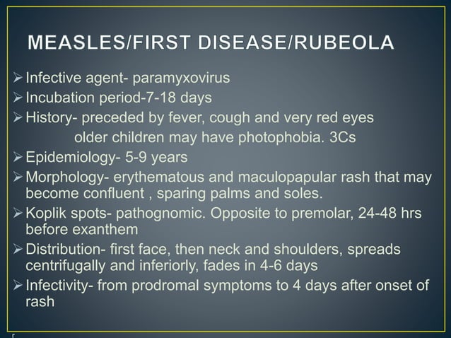 Fever with rash in dermatology. | PPTX | Infectious Diseases | Diseases ...