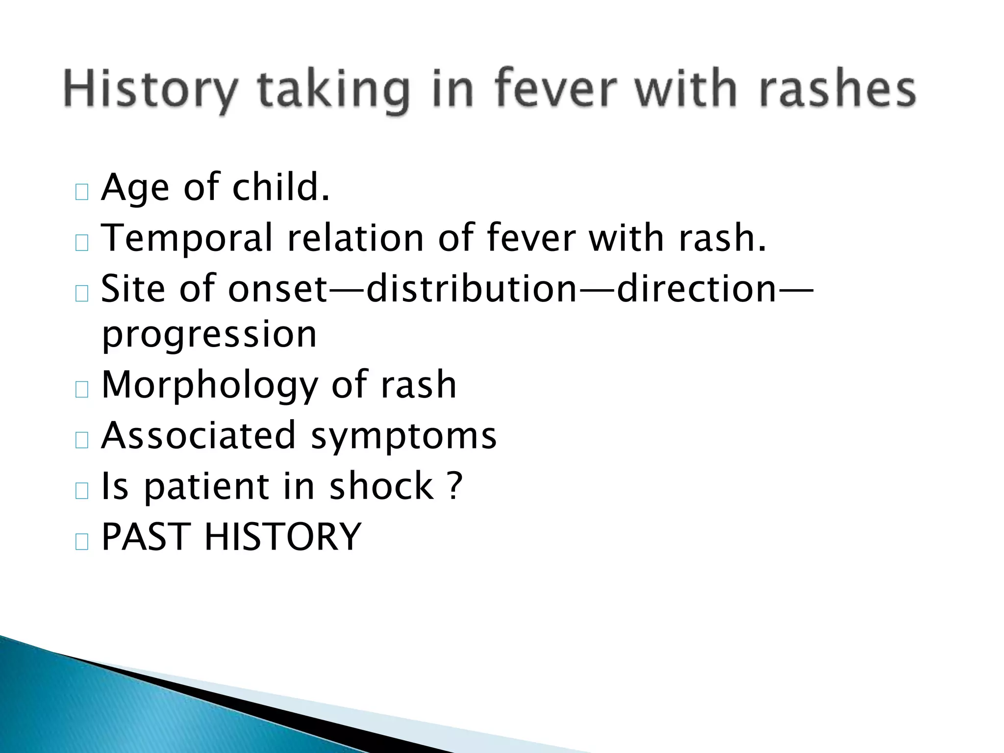 Fever with rashes | PPTX