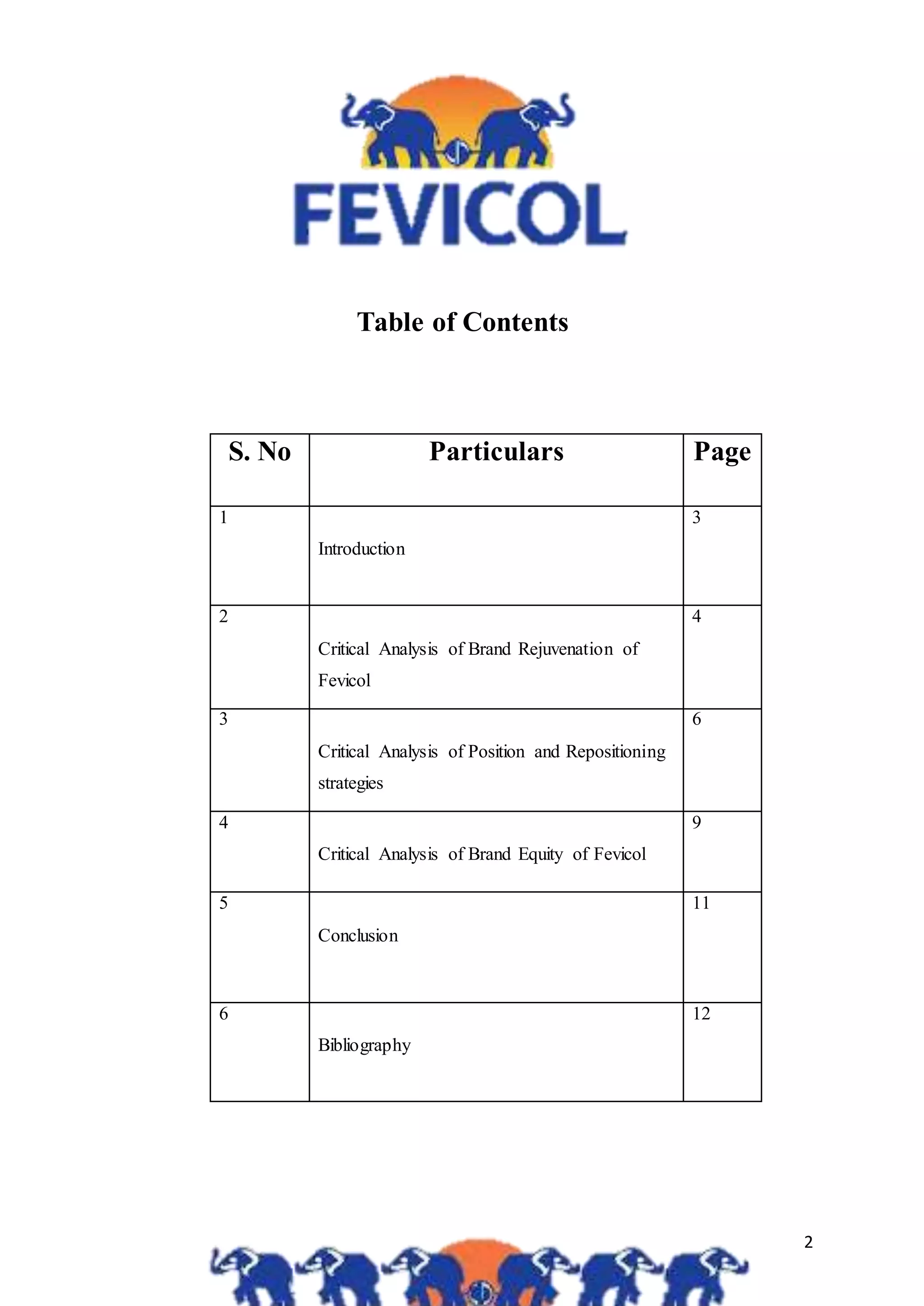 Fevicol | DOCX