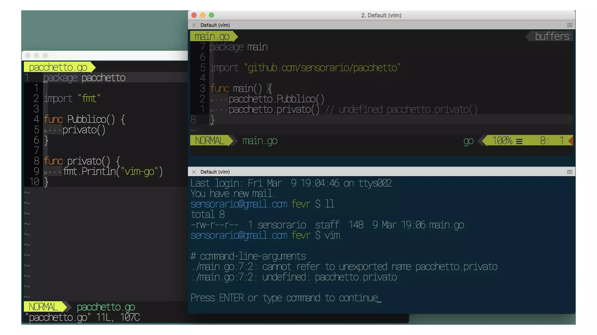Back end User Group / Golang Intro | PPT