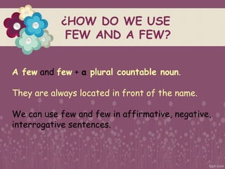 Few & a few | PPT