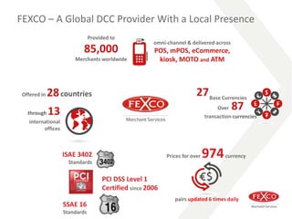 Fexco Merchant Services Dynamic Currency Conversion | PDF