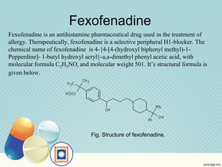 Synthesis of Fexofenadin | PPT