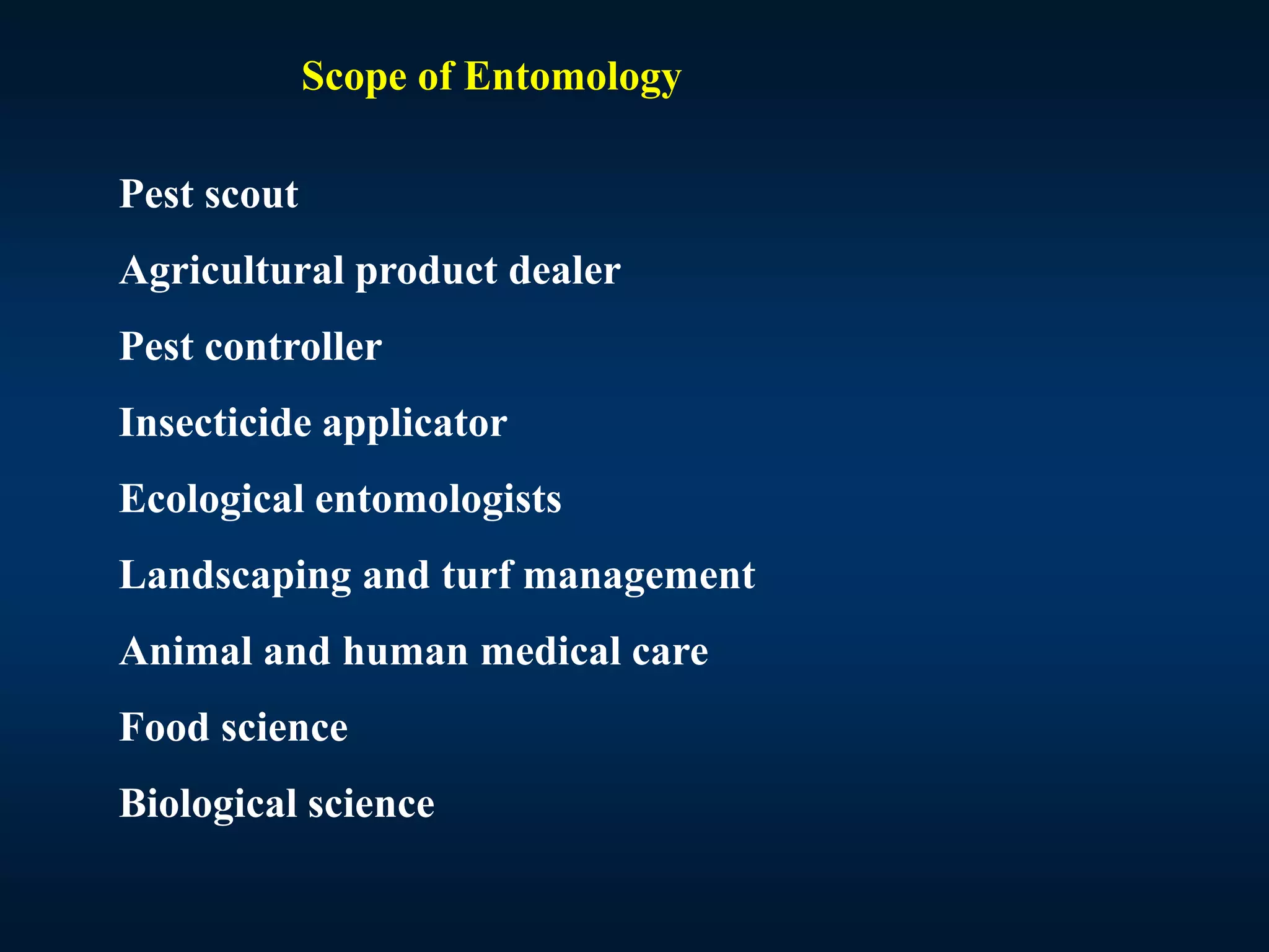 FEY Lec. 5 RKP_Importance of Entomology.ppt