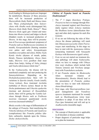 Importance of Kriyakala vivechana in the management of Prameha | PDF