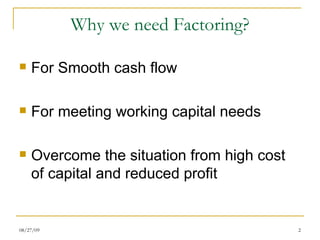 Factoring & Forfaiting | PPT