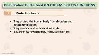 Classification of the Foods | PPTX
