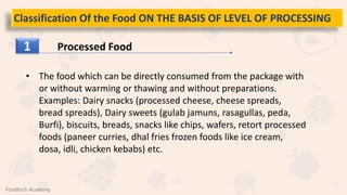 Classification of the Foods | PPTX