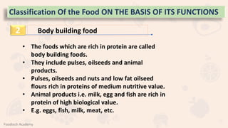 Classification of the Foods | PPTX
