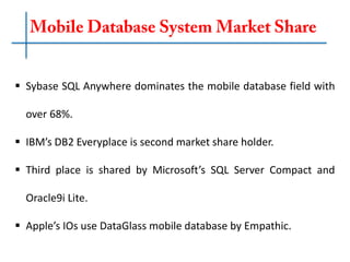 P01 | Security in Mobile Database System | Anurag Gupta | BCA | PPT