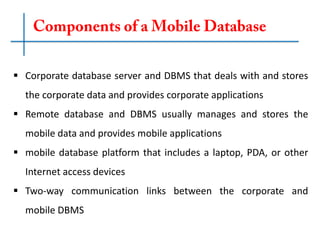 P01 | Security in Mobile Database System | Anurag Gupta | BCA | PPT