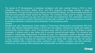 Indian Institute of Technology - [IITBBS], Bhubaneshwar | PPT