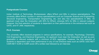 Indian Institute of Technology - [IITBBS], Bhubaneshwar | PPT