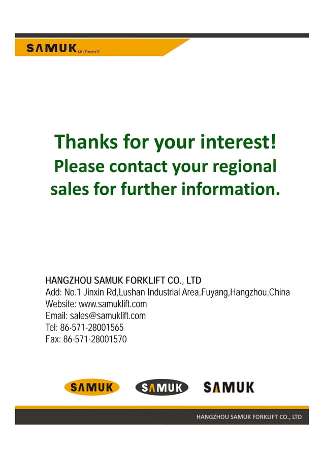 Samuk Diesel LPG Forklift Photo Gallery-1.5-3.5T