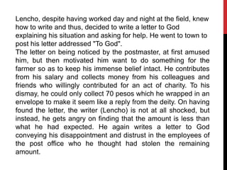 FF1 A Letter to God | PPTX