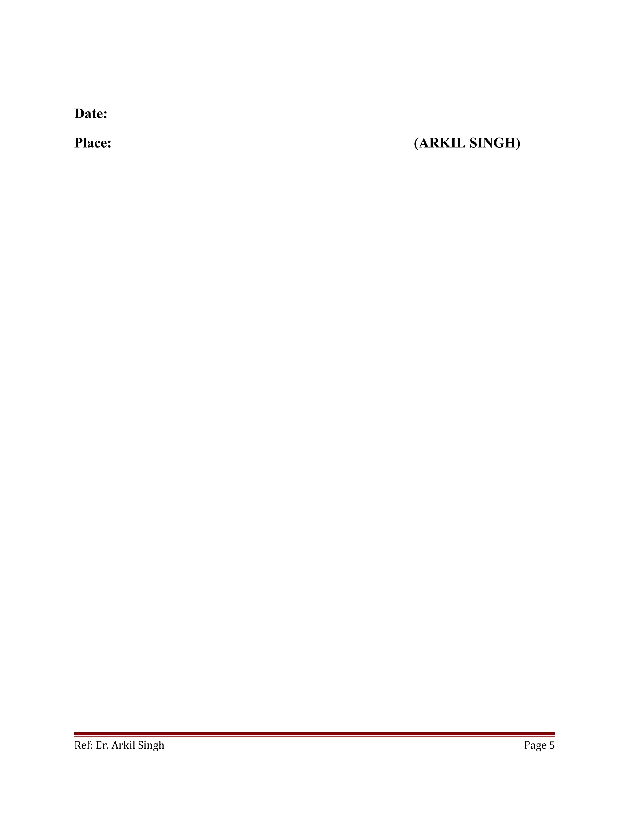 ARKIL SINGH CV | DOC