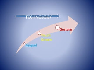 Finger gesture controlled LCD display using IR sensors | PPT