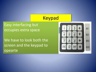 Finger gesture controlled LCD display using IR sensors | PPT