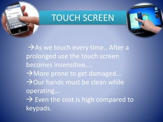Finger gesture controlled LCD display using IR sensors | PPT