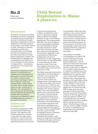 CSE in Wales 3 years on | PDF | Debated Sensitive Social Issues ...