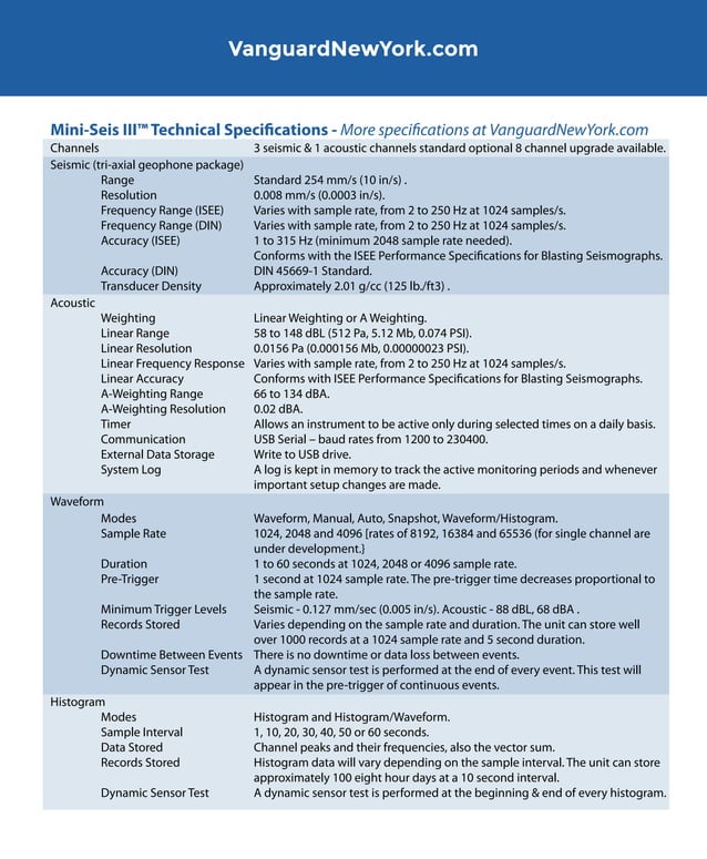 Vanguard-Equipment-Brochure | PDF