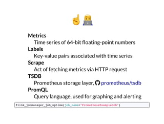 Monitoring Flink with Prometheus | PDF