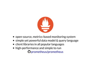 Flink Forward Berlin 2018: Maximilian Bode - "Monitoring Flink with Prometheus" | PDF