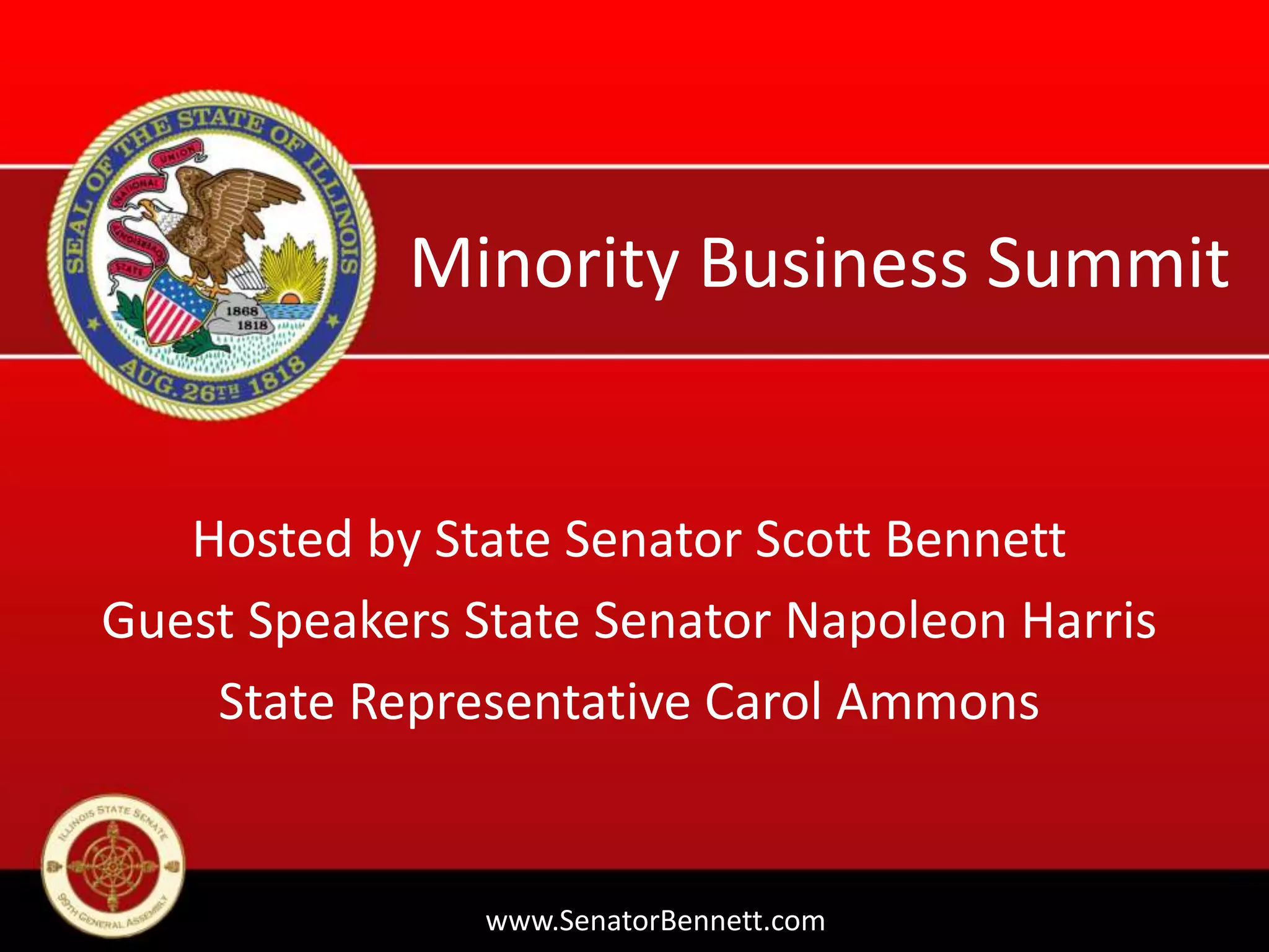 Minority Business Summi power point champaign | PPTX