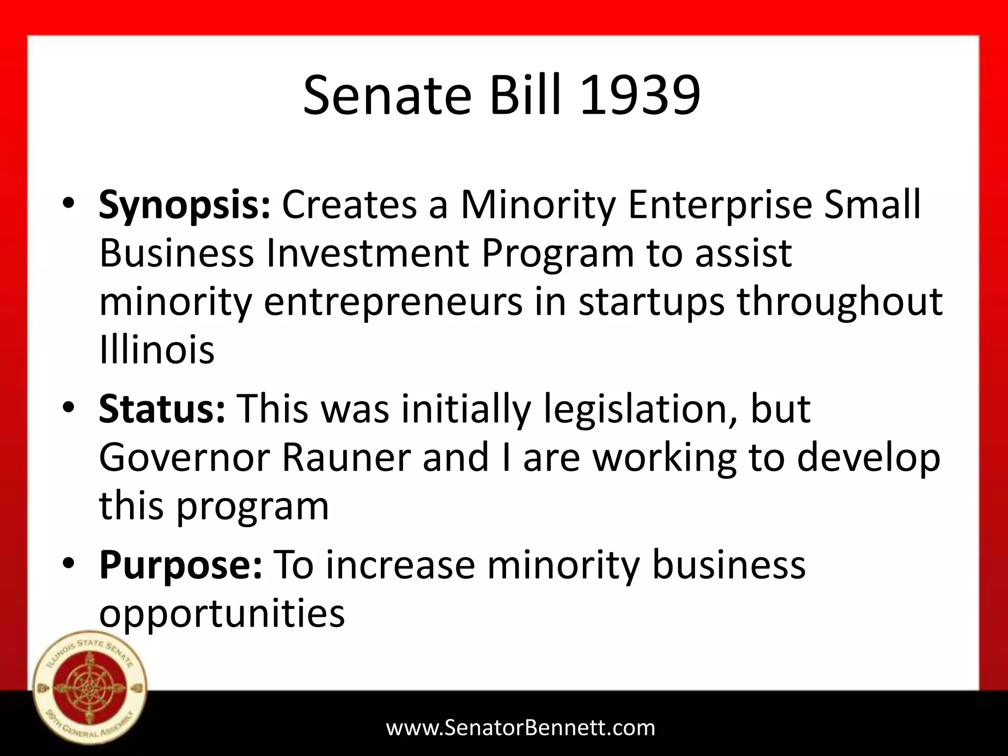 Minority Business Summi power point champaign | PPTX
