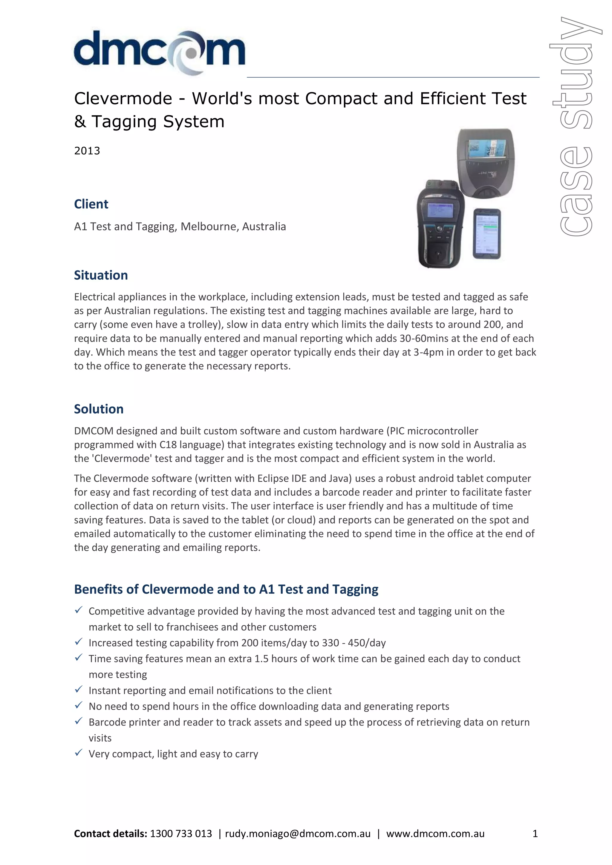 DMCOM Casestudy - Clevermode | PDF