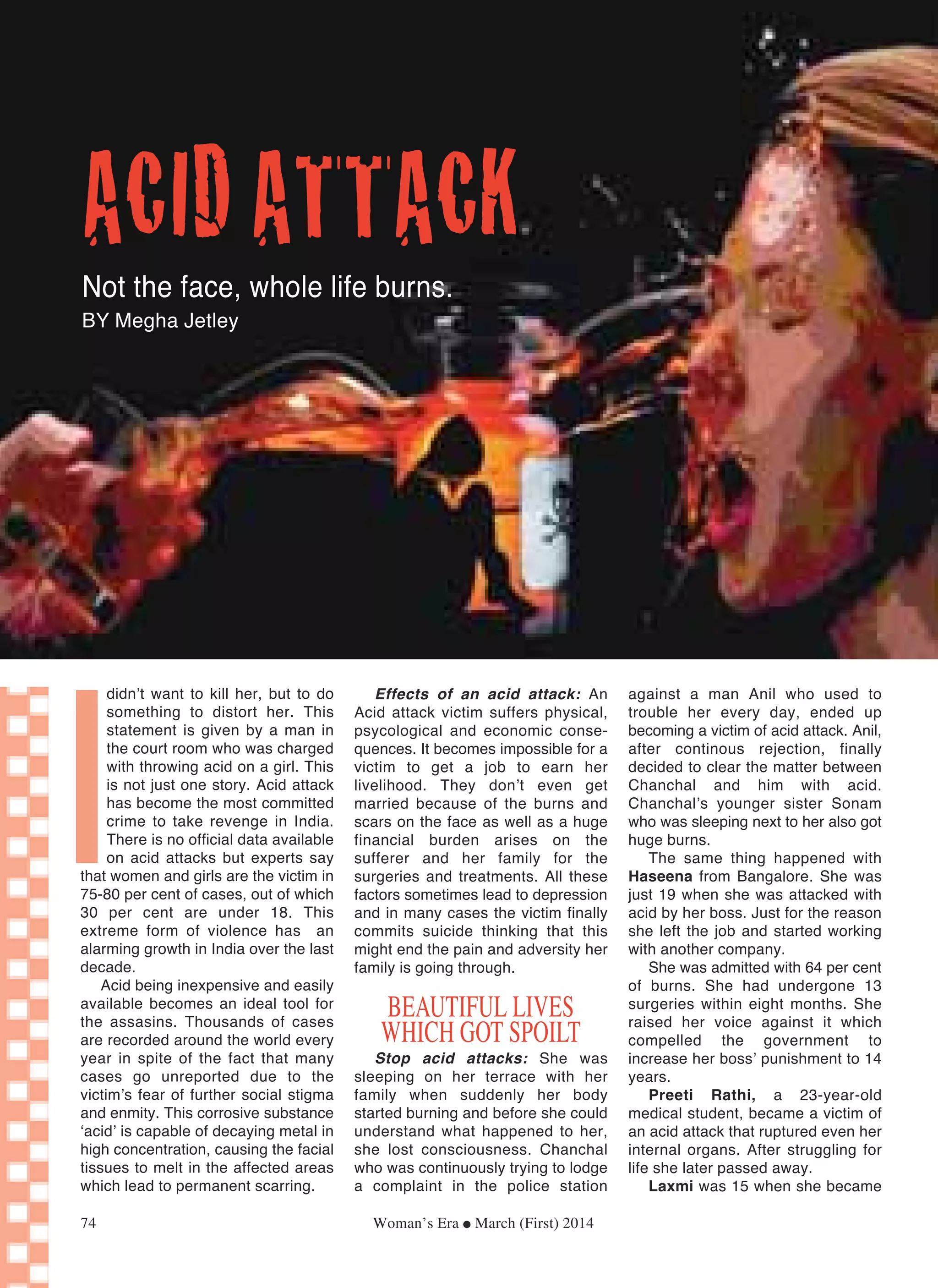 Acid Attack | PDF