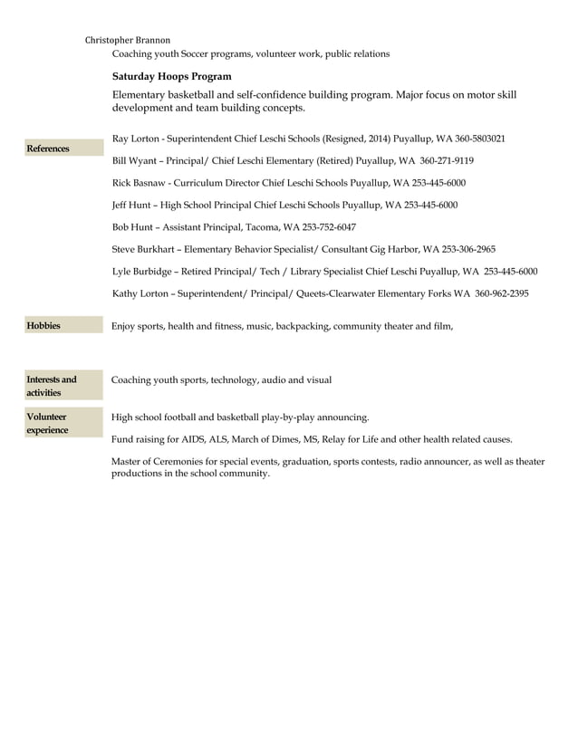 Chris resume updated 1 3 16 - Copy | DOC