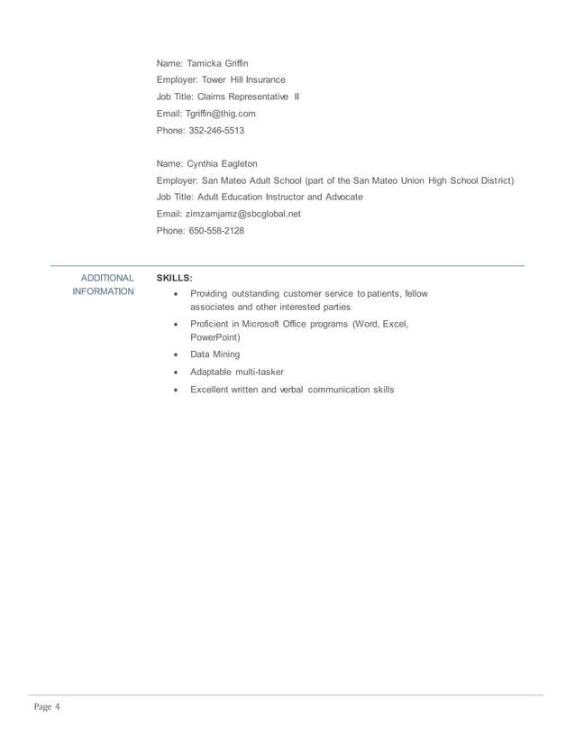 Generic Resume August 2016 | PDF