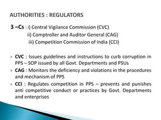Presentation on public procurement and competition concern11 | PPTX