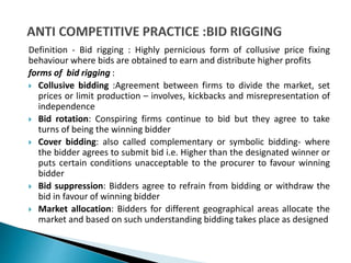 Presentation on public procurement and competition concern11 | PPTX