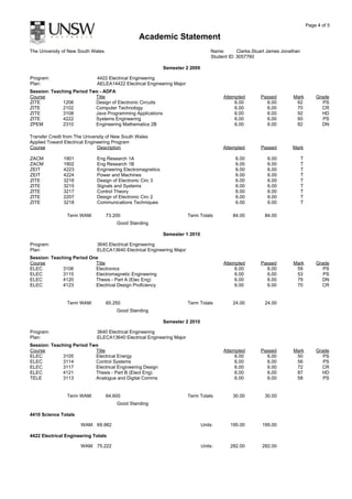 Academic Statement - Stuart Clarke | PDF
