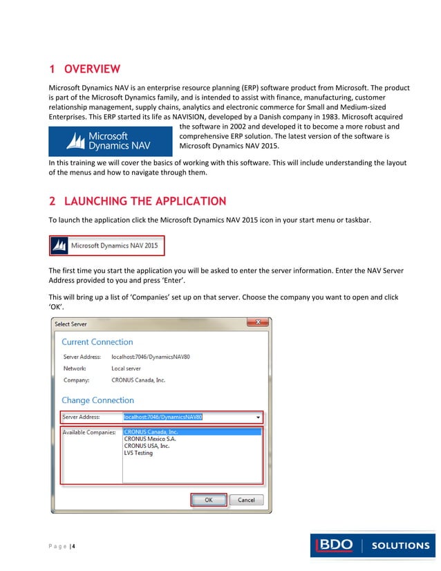 NAV 101 - Intro to Dynamics NAV 2015 | PDF | Computer Software and Applications | Computing