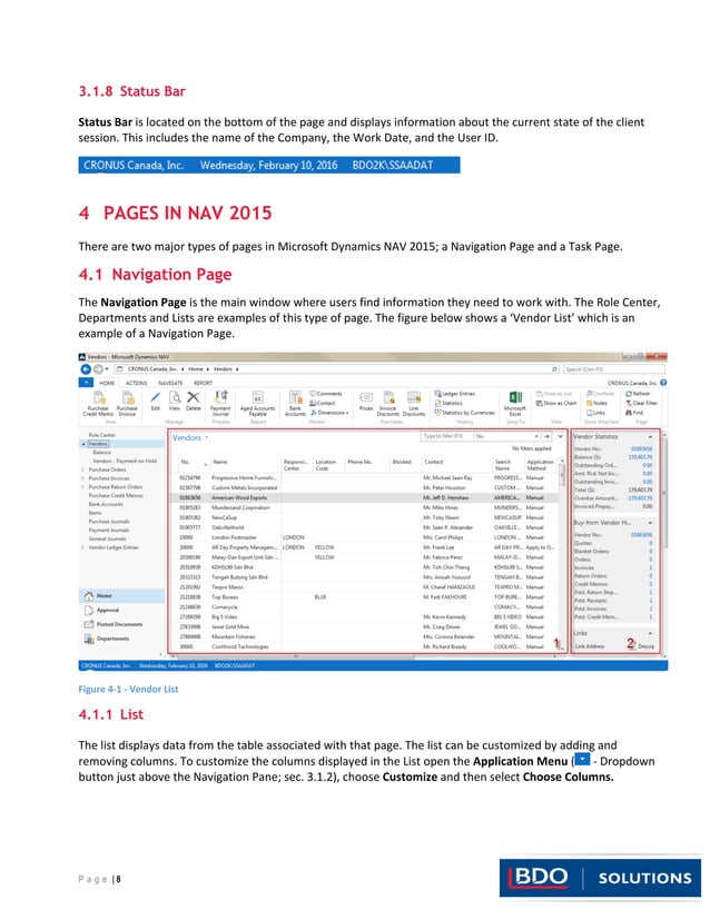 NAV 101 - Intro to Dynamics NAV 2015 | PDF | Computer Software and Applications | Computing