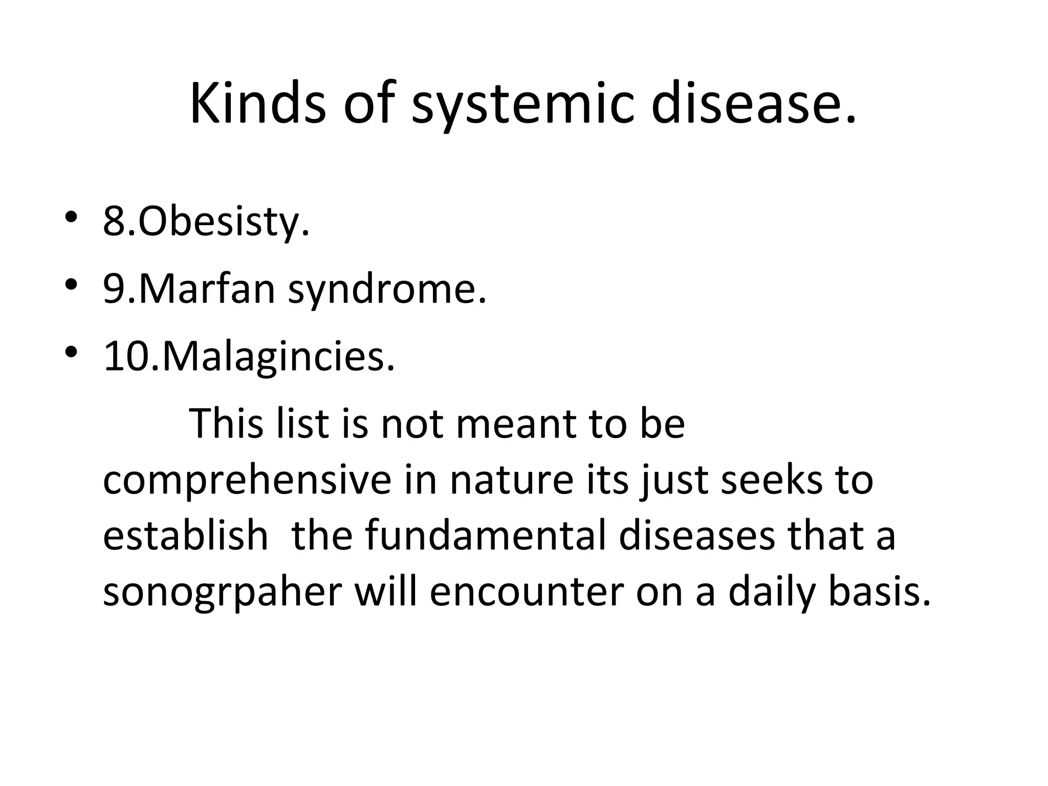 Echo in systemic diseases | PPT